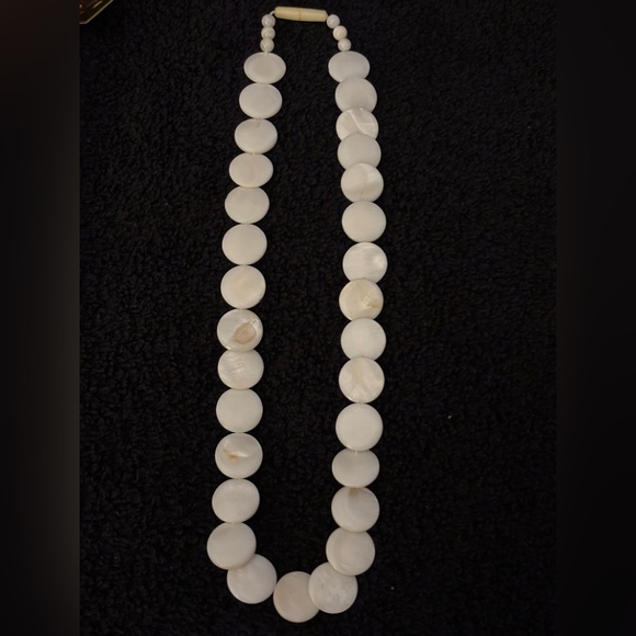 Vintage | Jewelry | Vintageshelldiscbeadednecklace | Poshmark
